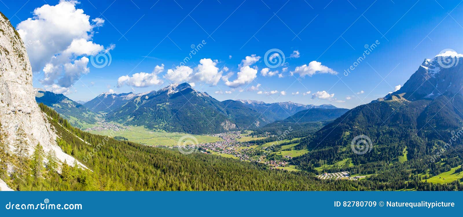 Tyrol in summer stock image. Image of forest, peak, cultural - 82780709