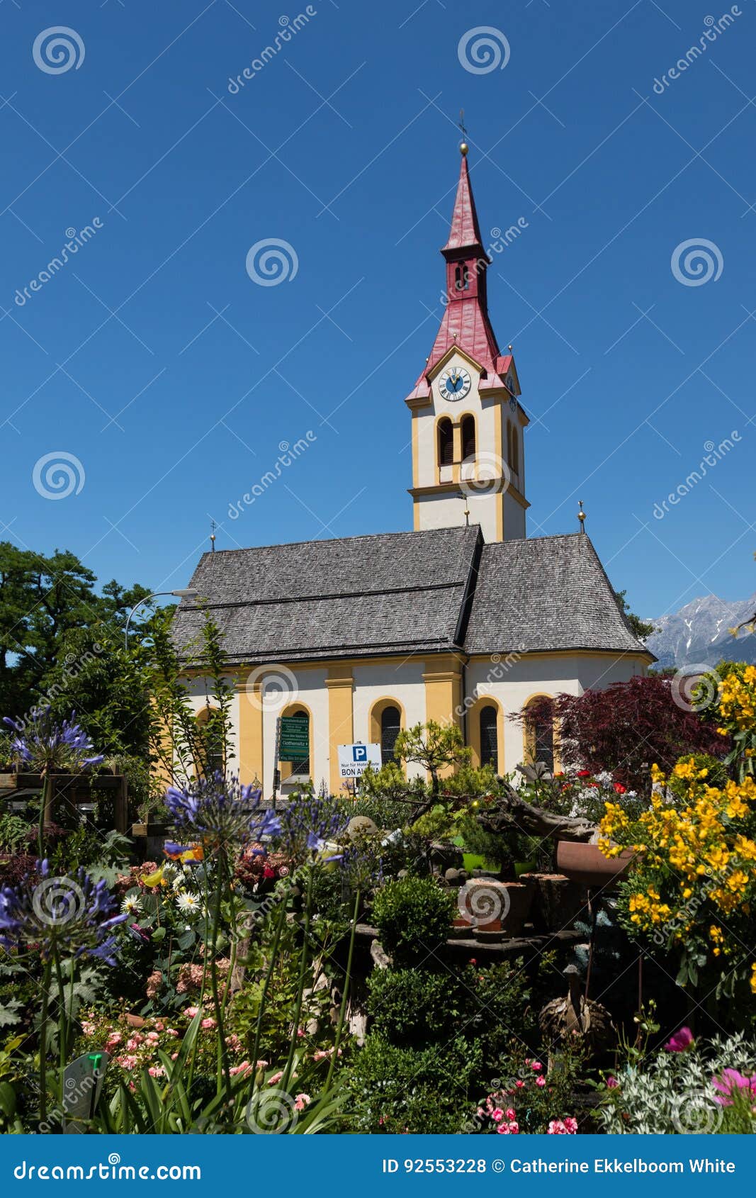 Tyrolean Church stock photo. Image of tyrolean, catholic - 92553228