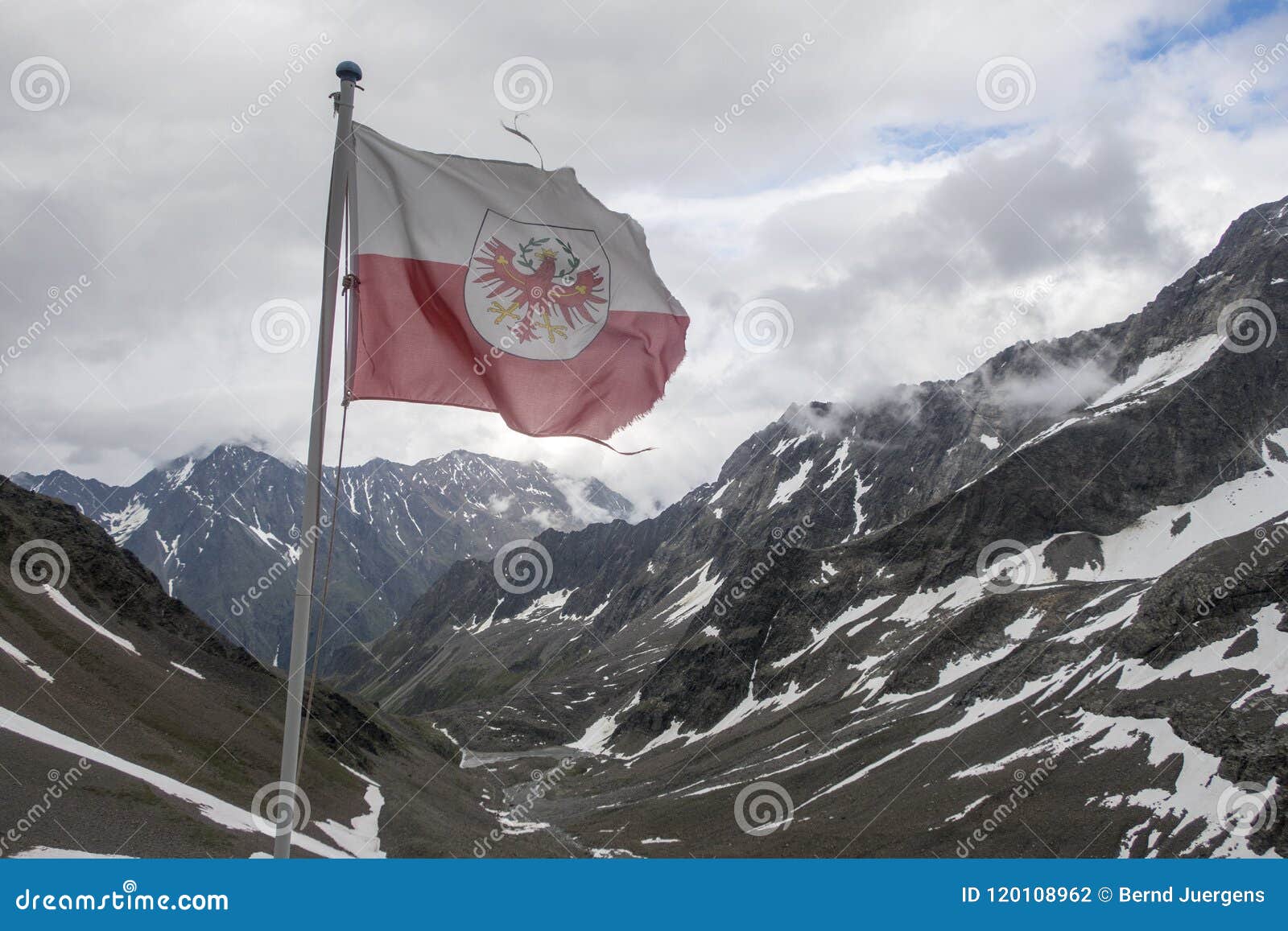 Tyrolean flag stock photo. Image of seiser, natural - 120108962