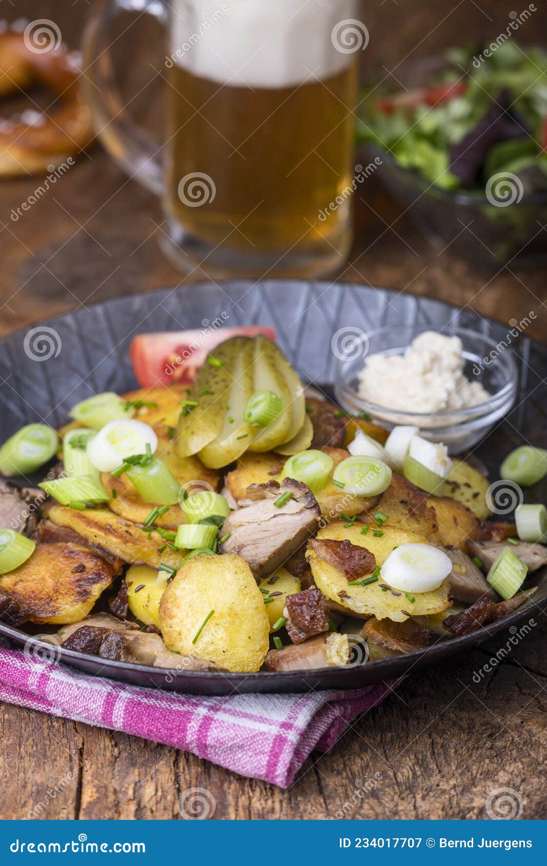 Tyrolean groestl stock image. Image of austrian, dinner - 234017707