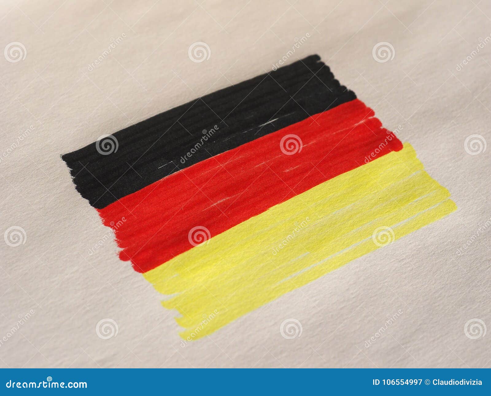 Tysk flagga av Tyskland fotografering för bildbyråer. Bild av nation ...