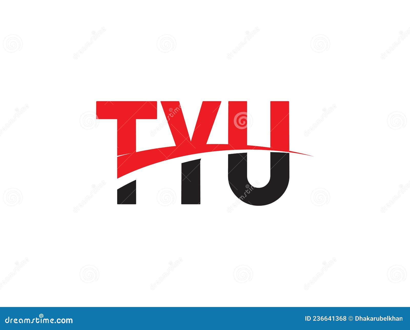 TYU Letter Initial Logo Design Vector Illustration Stock Vector ...