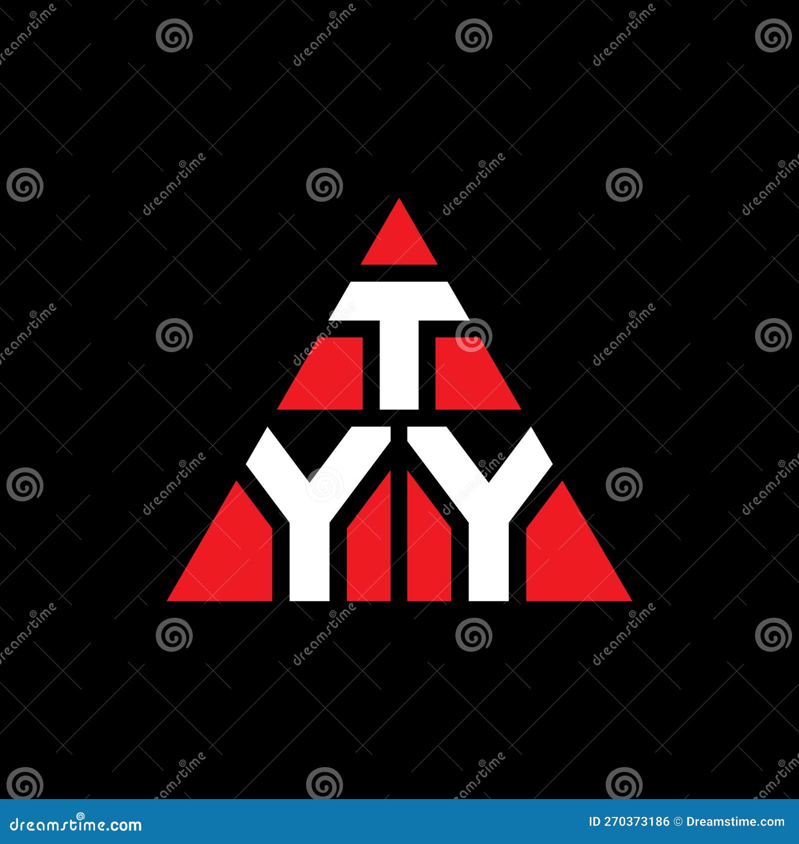TYY Triangle Letter Logo Design with Triangle Shape. TYY Triangle Logo ...