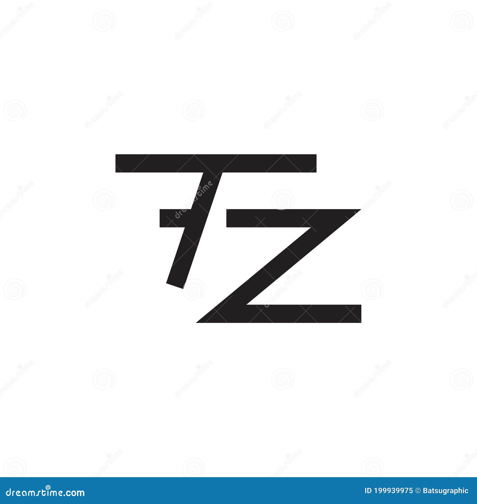 Tz Initial Letter Vector Logo Icon Stock Vector - Illustration of ...