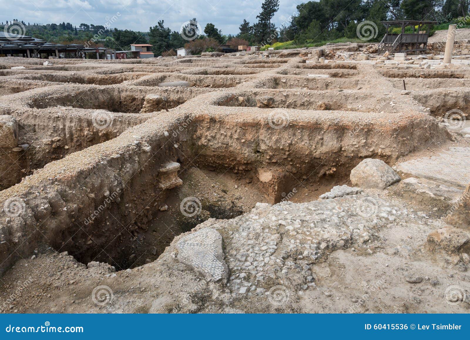 Tzipori archeological site stock photo. Image of israel - 60415536
