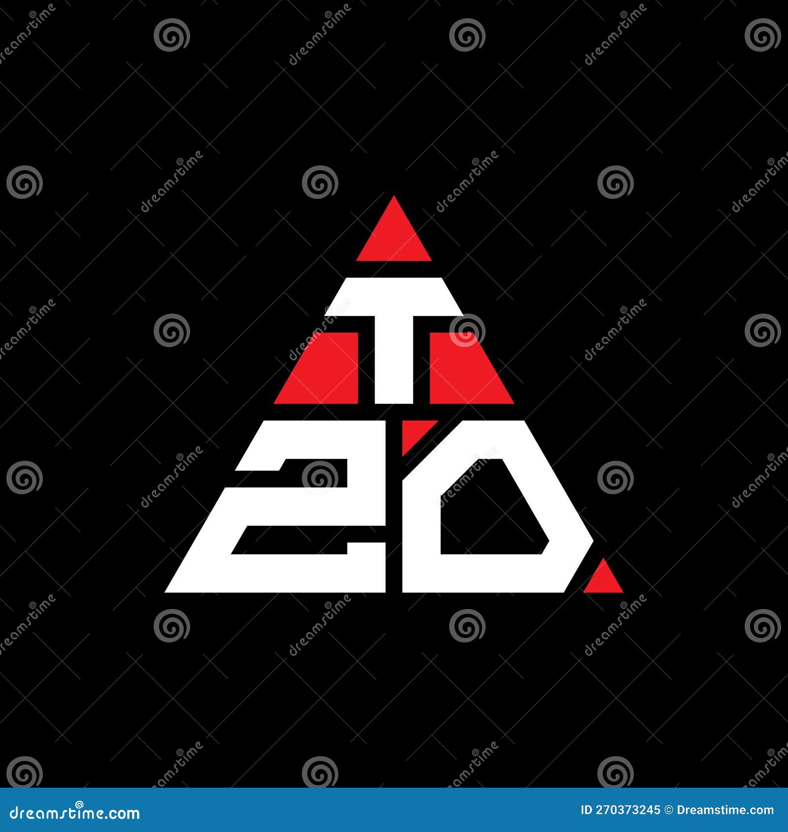 TZO Triangle Letter Logo Design with Triangle Shape. TZO Triangle Logo ...