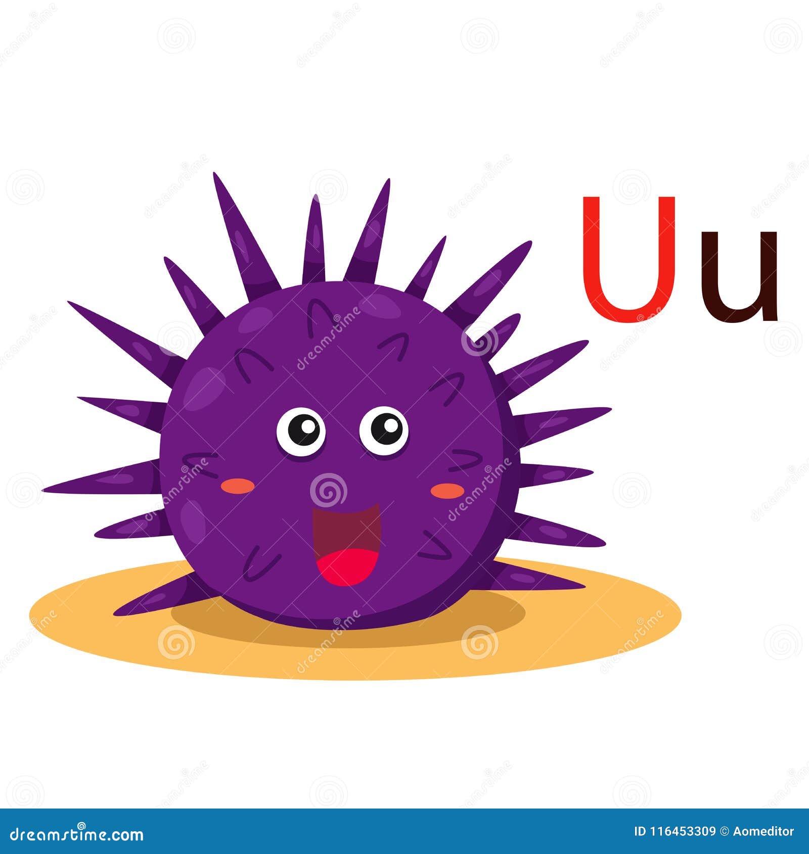 U alphabet vector animal stock vector. Illustration of vocabulary ...