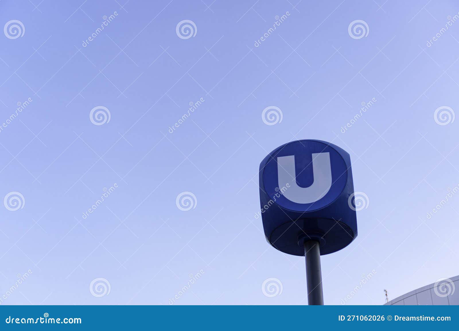 U-bahn Sign in Vienna, Marking for the Subway System Editorial Photo ...