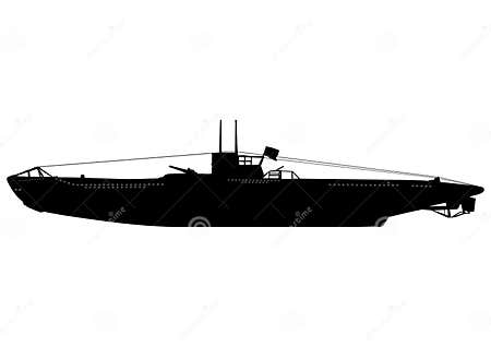 U- boat stock vector. Illustration of water, periscope - 10899671