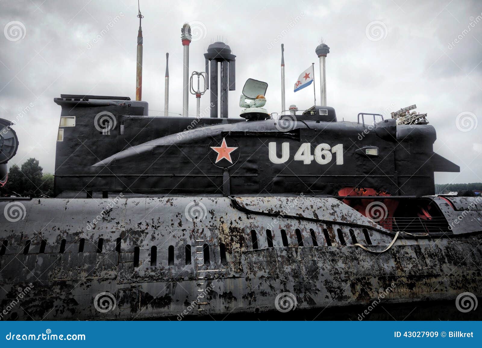 U Boot 461 editorial stock image. Image of submarine - 43027909