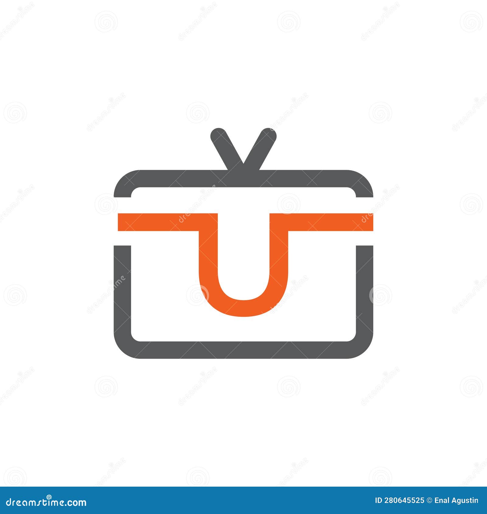 U Letter Channel Television Logo Design Stock Vector - Illustration of ...