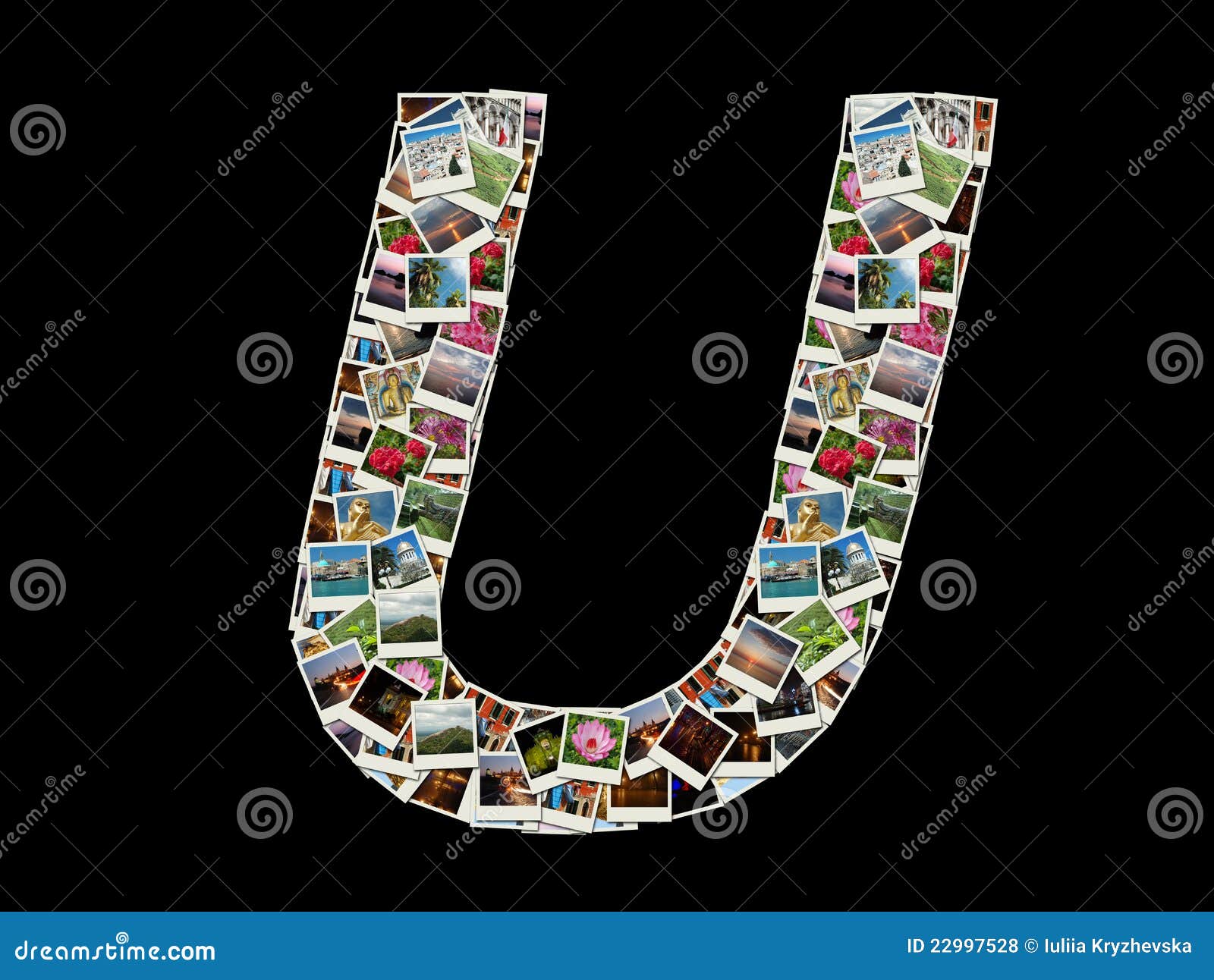U Letter - Collage of Travel Photos Stock Photo - Image of city, athens ...