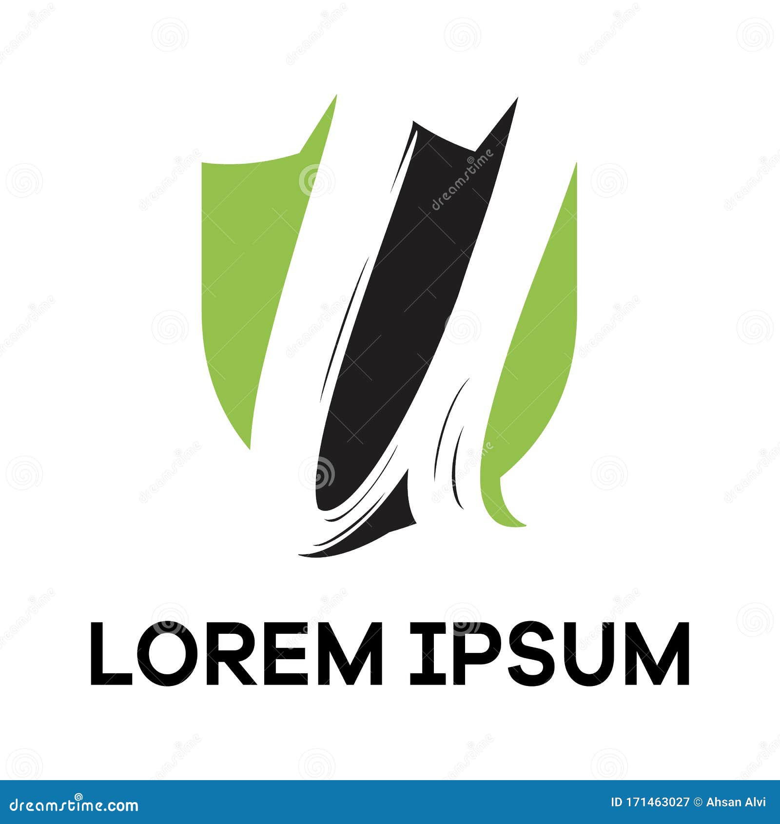 U Letter Logo Design. Letter U in Shield Vector Illustration. Safety ...