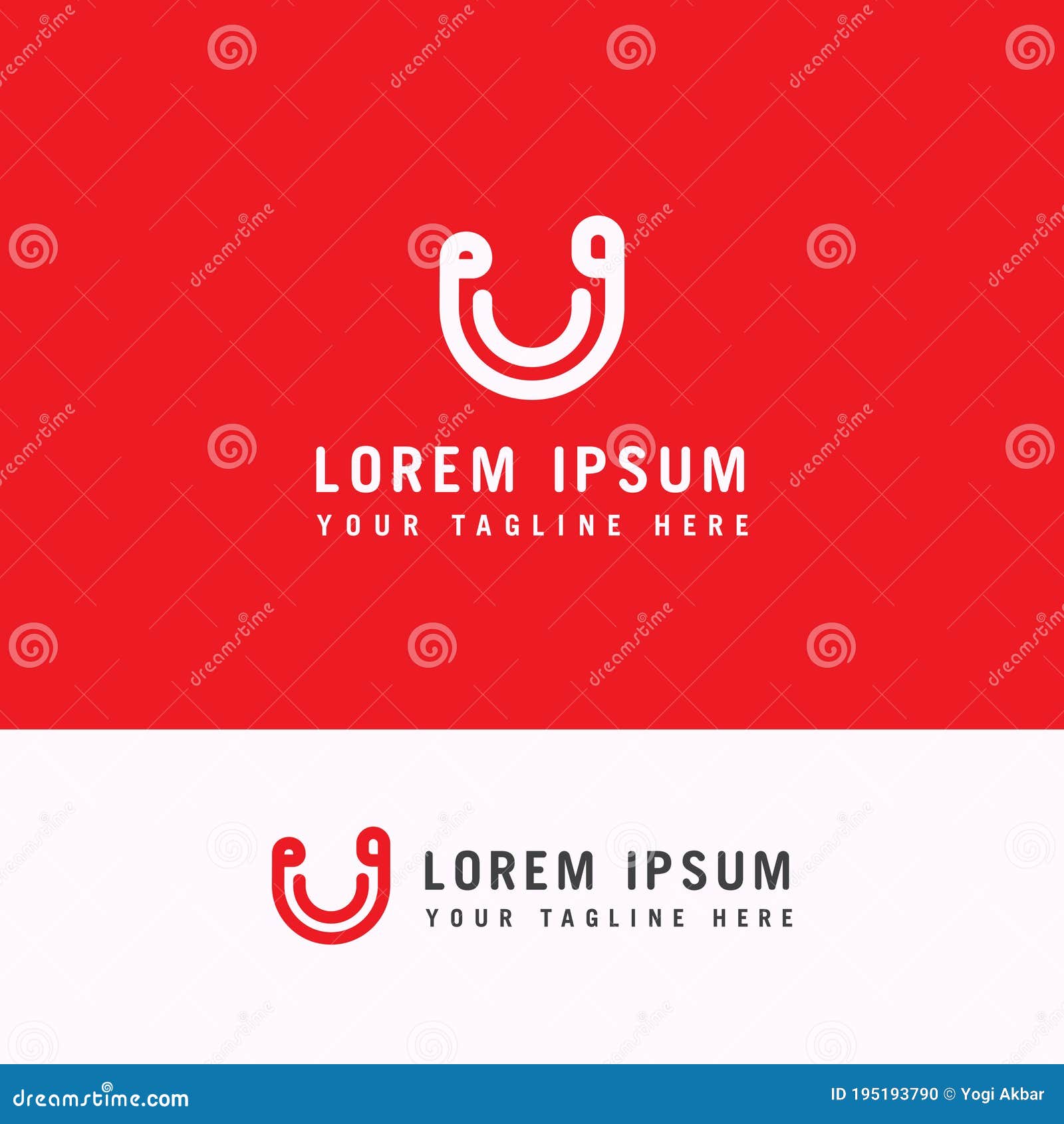 U Letter Smile Logo Design Vector Stock Vector - Illustration of ...