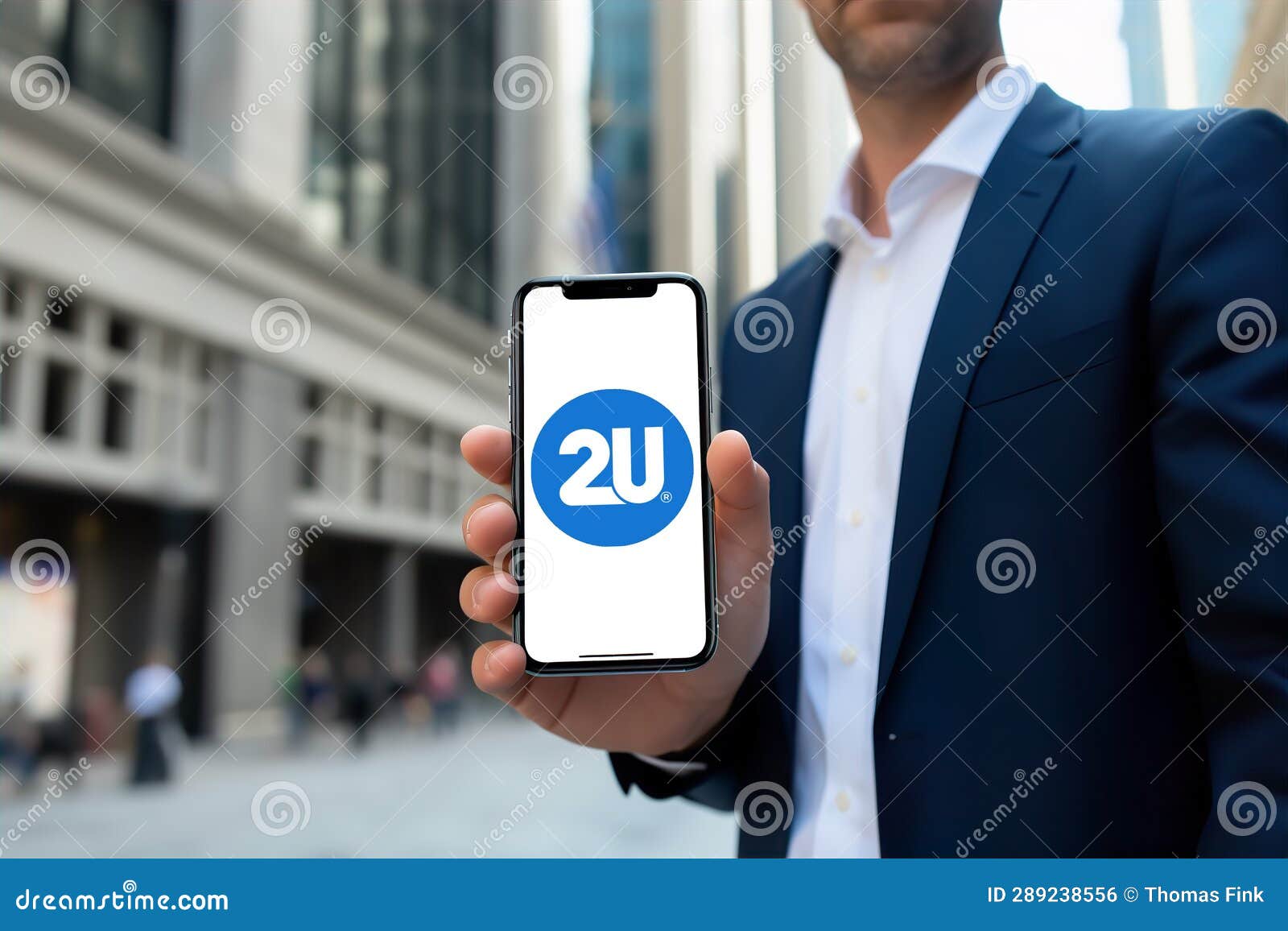 2U Logo Displayed on an IPhone Screen Editorial Photo - Image of degree ...