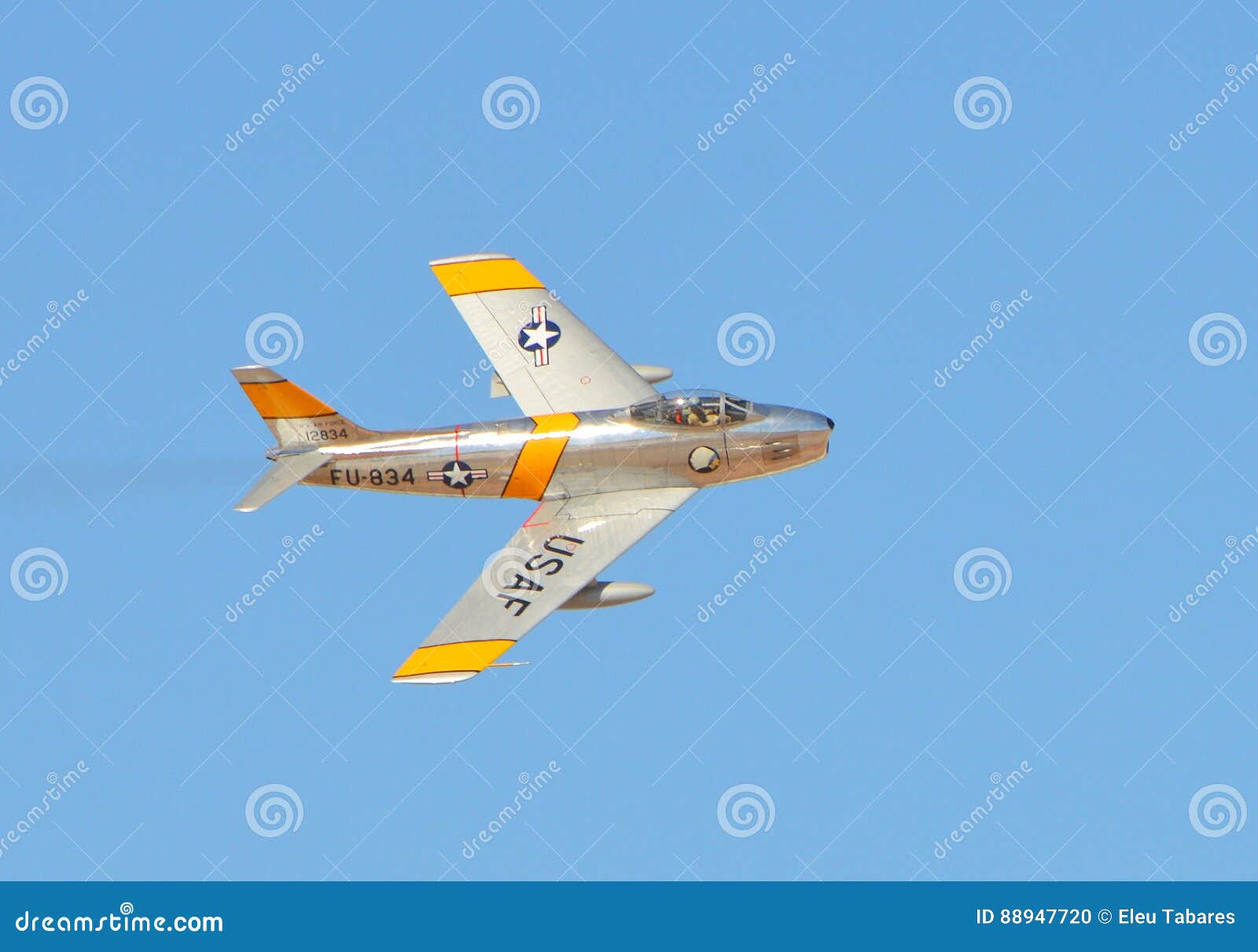 U.S. Air Force F-86 Sabrejet Editorial Image - Image of combat ...