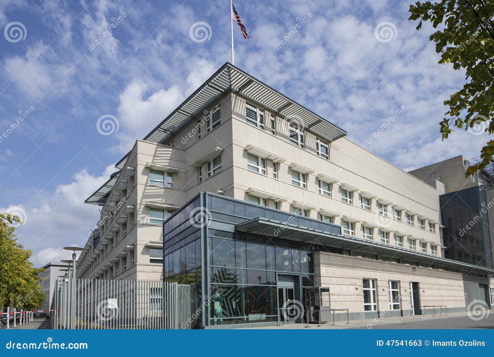 U S Ambasada w Berlin zdjęcie stock editorial. Obraz złożonej z ...