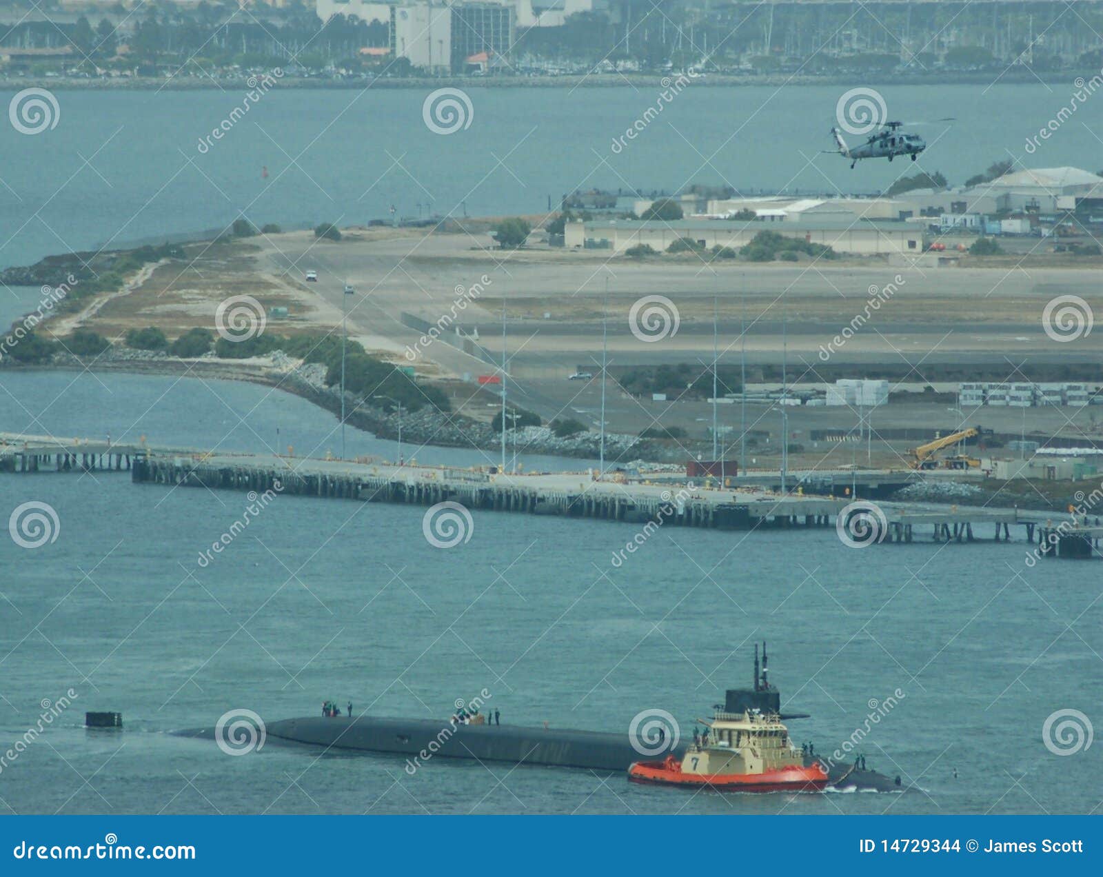 U.S. Ballistic Missile Submarine Stock Photo - Image of escort, nuclear ...