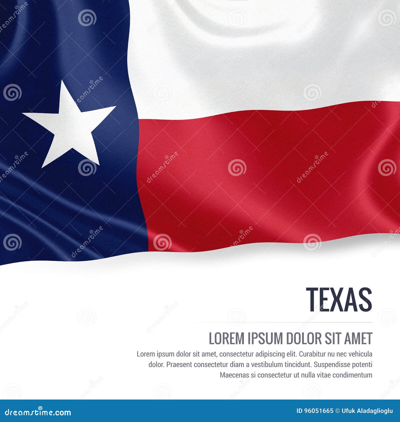 U S Bandera De Tejas Del Estado Stock de ilustración - Ilustración de ...