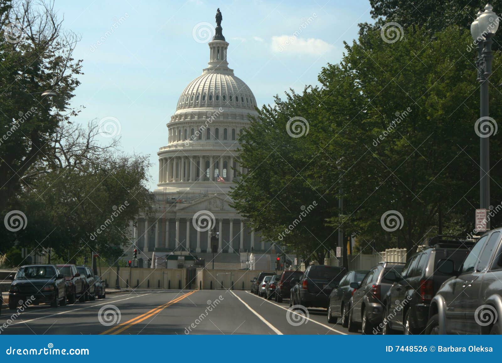 U.S. De Bouw Van Het Capitool Stock Foto - Image of koepel, niemand ...