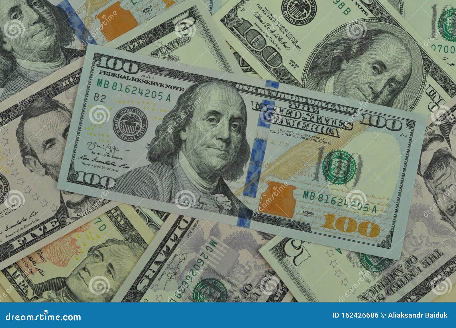 U.S. Dollars. Texture of Hundred Dollar Bills Stock Photo - Image of ...