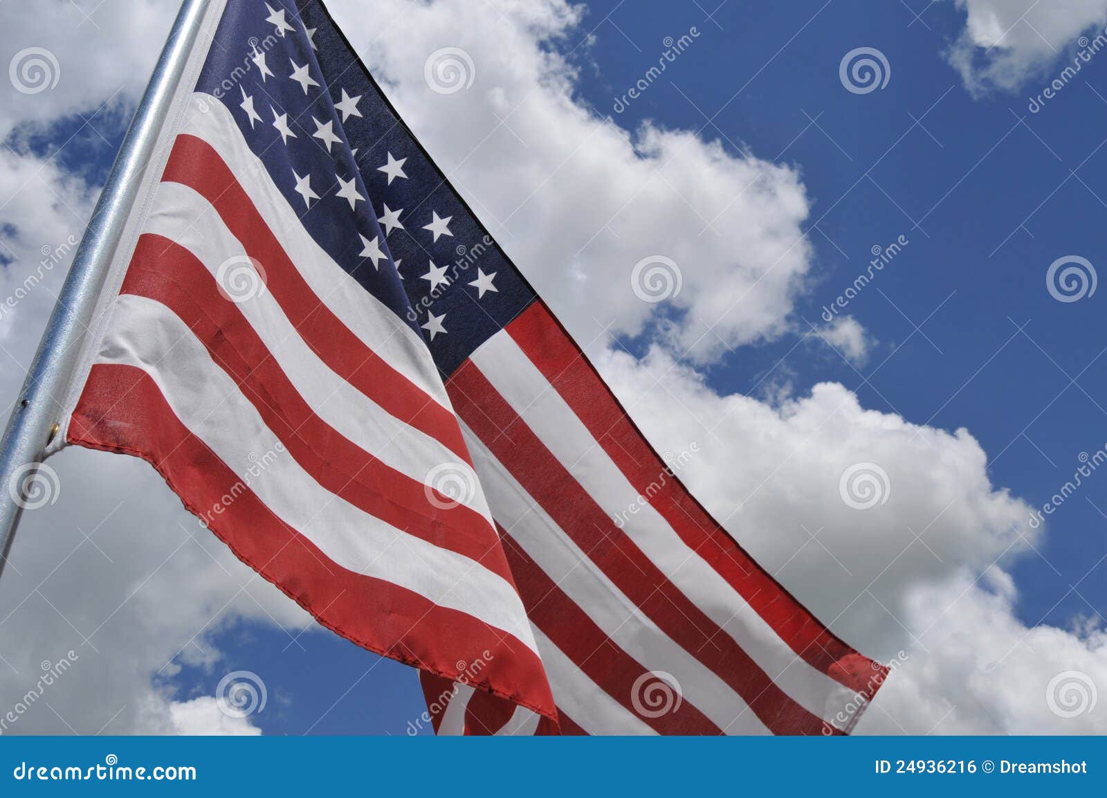 U.S. flag tilted stock photo. Image of symbolic, holiday - 24936216
