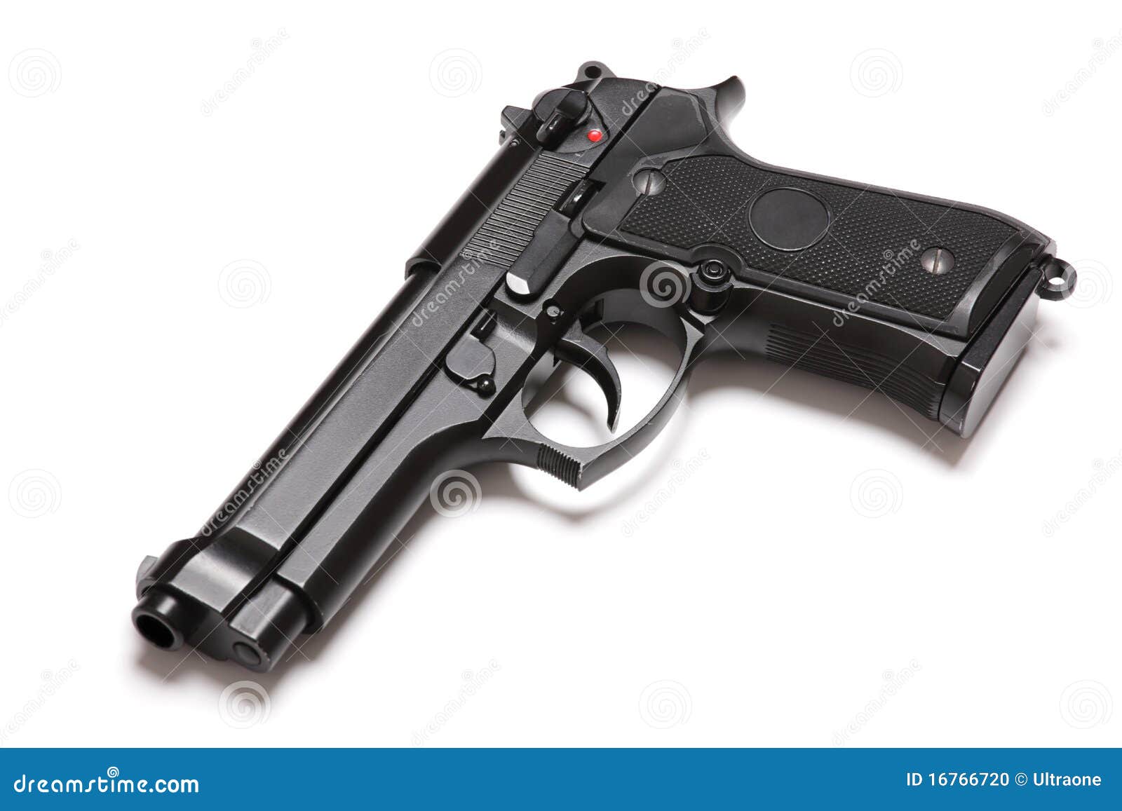 Leger Pistool Pistool Geïsoleerde Voorwerp Van Wapen En Pistool