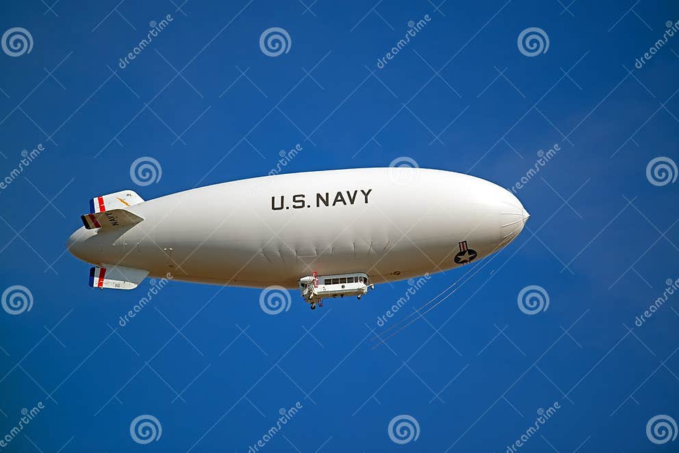 U.S. Navy Blimp in Flight editorial photo. Image of craft - 28116216