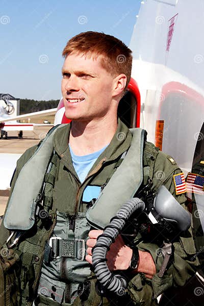 U.S. Navy Fighter Pilot stock image. Image of uniform - 8455781
