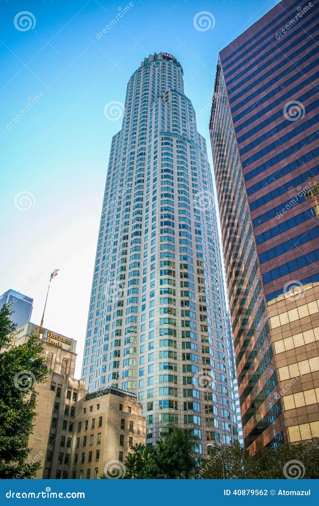 U S Torre Los Angeles Della Banca Fotografia Editoriale - Immagine di ...