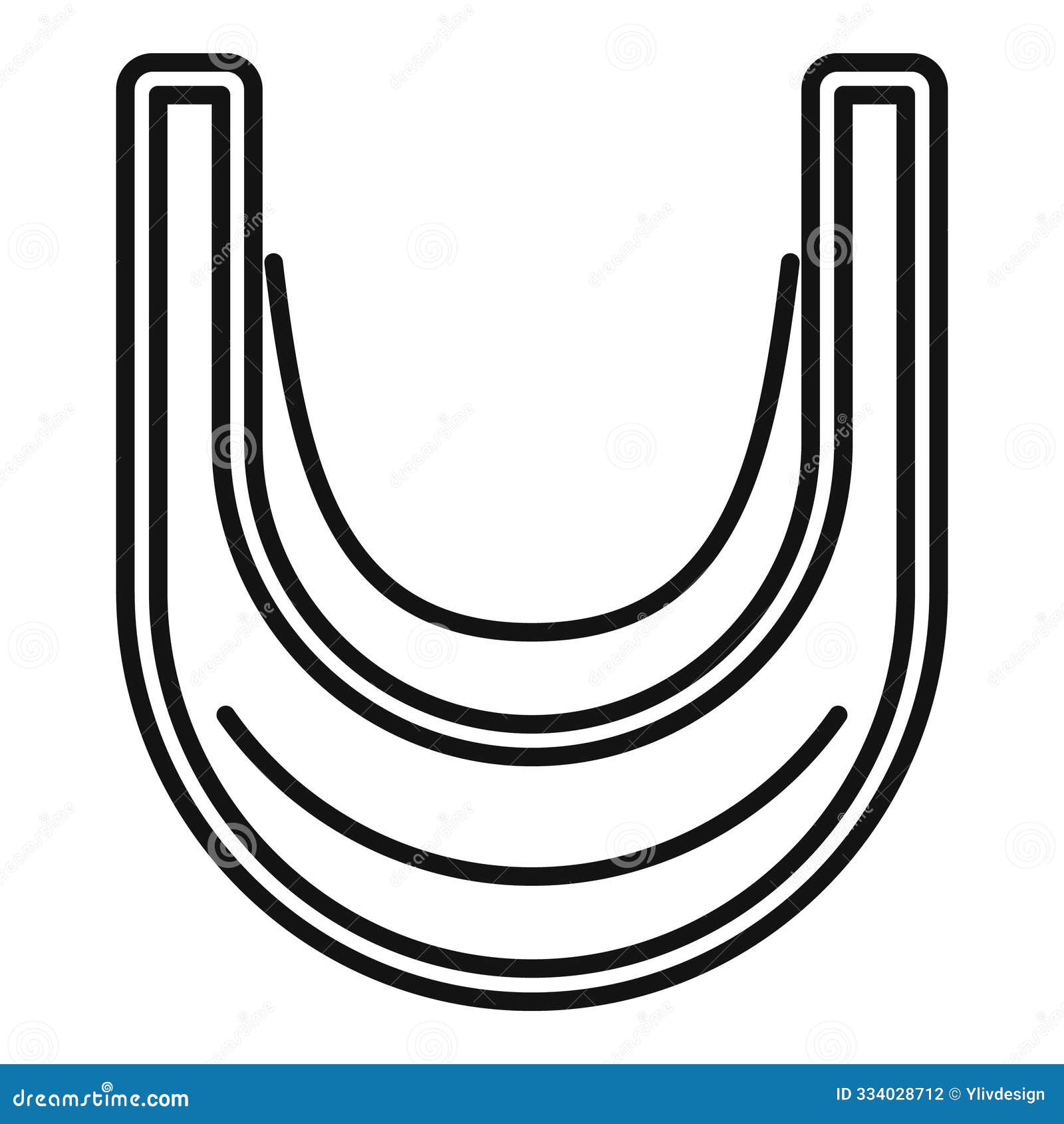 U Shape Bend Pipe Icon Outline Vector Connecting Plumbing System Stock ...