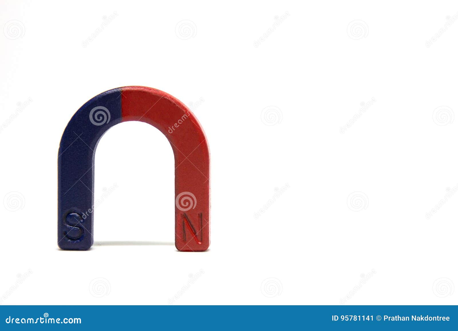 U shape steel magnet stock image. Image of magnetism - 95781141