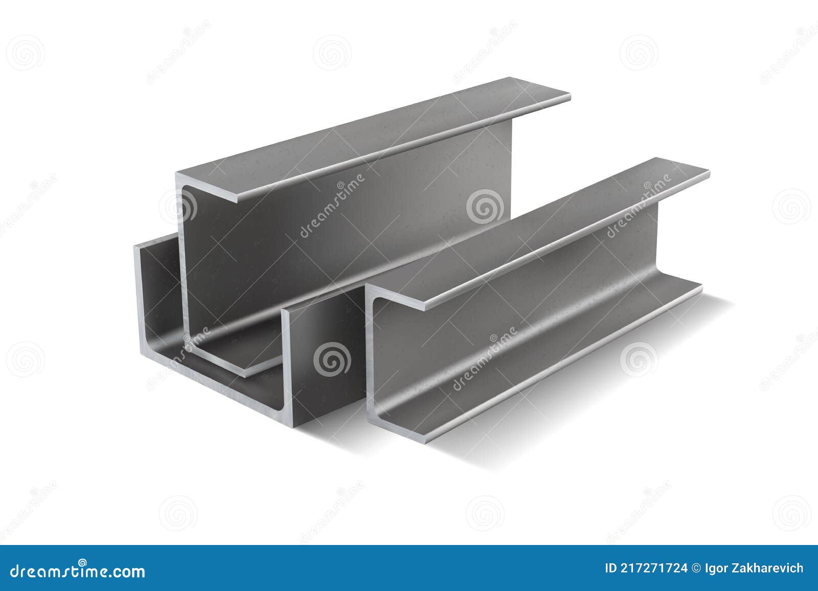 U-shaped Metal Rods for Structural Reinforcement. Stock Vector ...