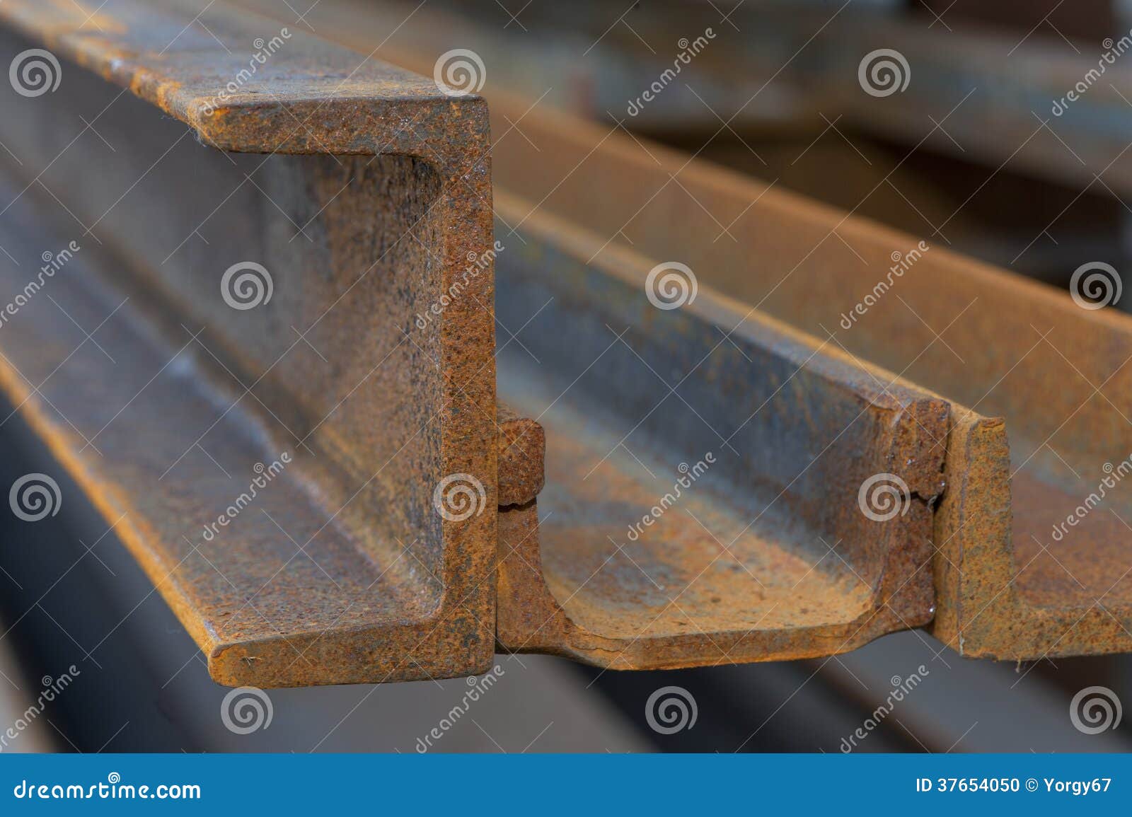 U Steel Bars stock photo. Image of texture, steel, long - 37654050