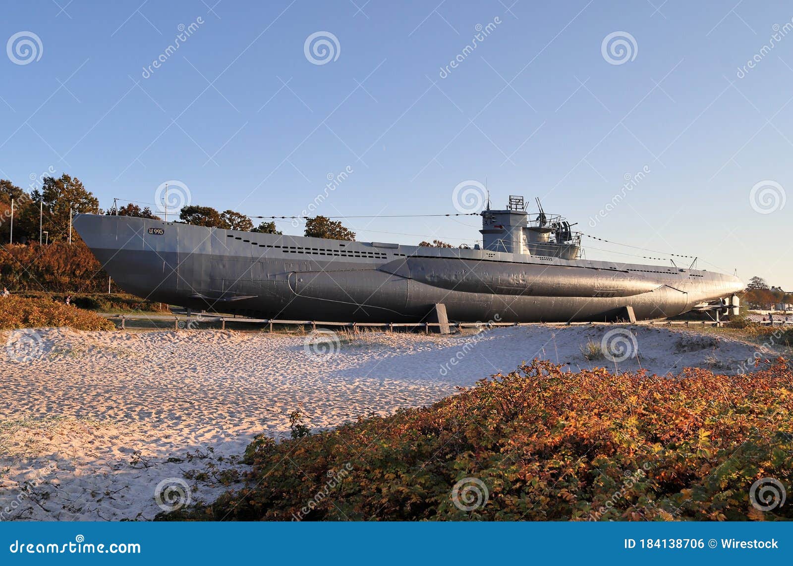 U995 Submarine on the Beach of Laboe in Germany Editorial Photo - Image ...