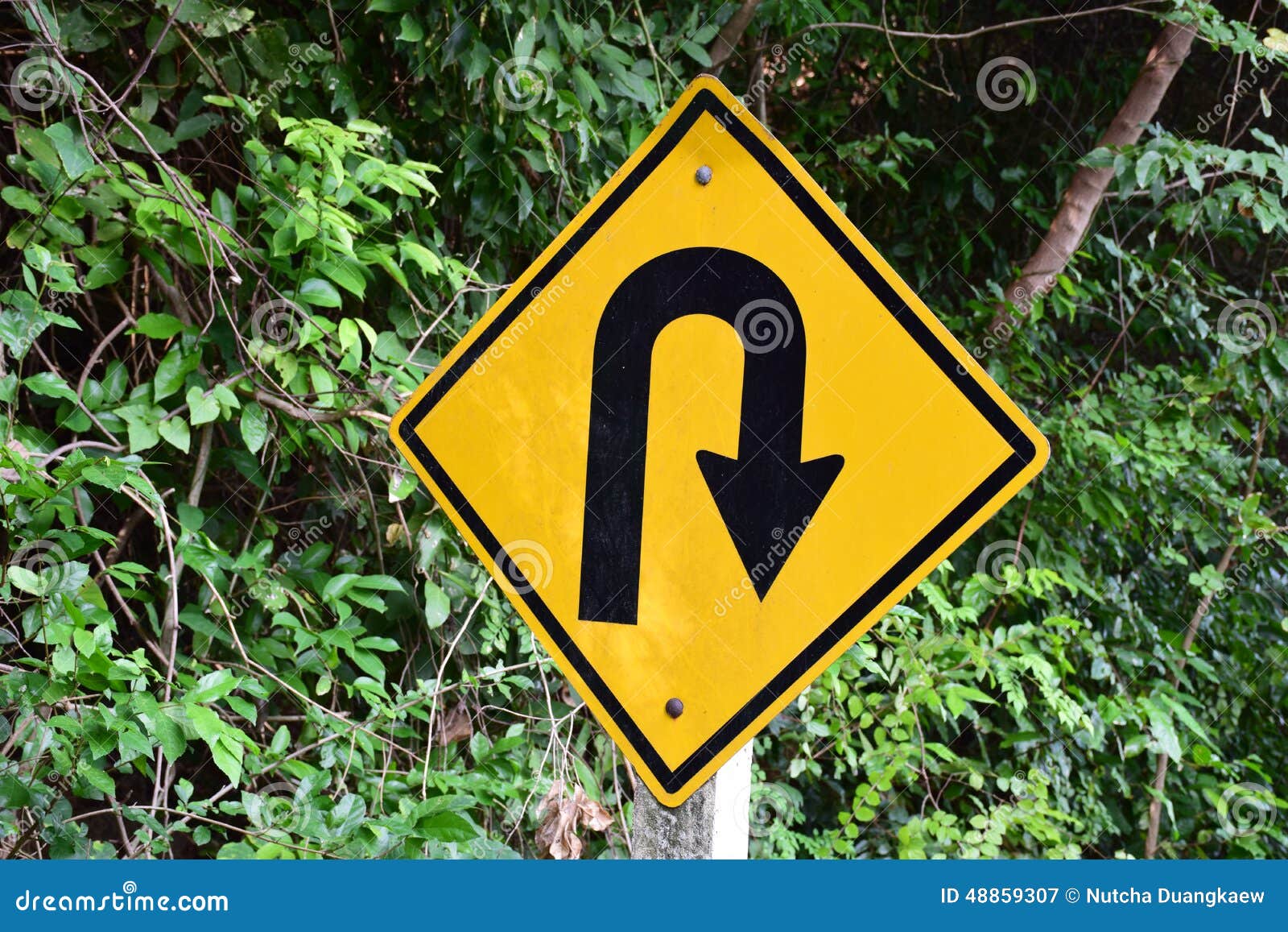 U-trun stock image. Image of green, yellow, tree, traffic - 48859307