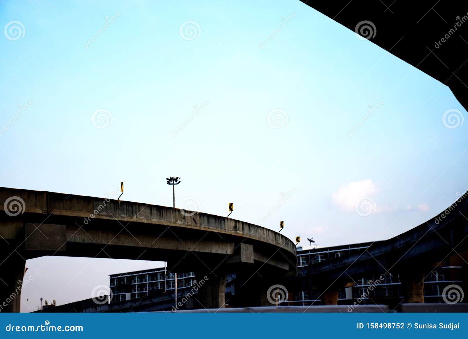 The U-turn bridge stock photo. Image of structure, abstract - 158498752