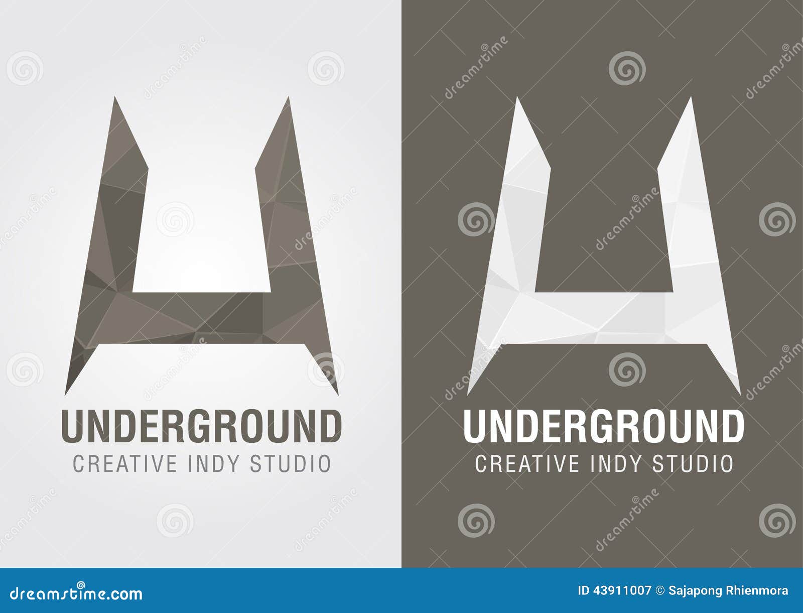 U Underground Icon Symbol from an Alphabet Letter U. Stock Vector ...