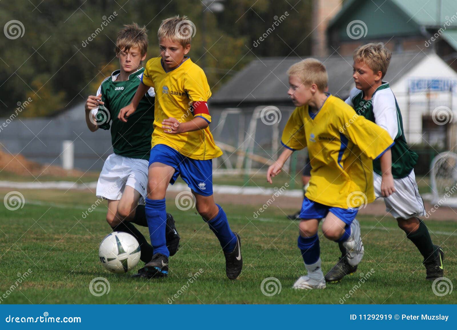 U13 soccer game editorial stock image. Image of football - 11292919