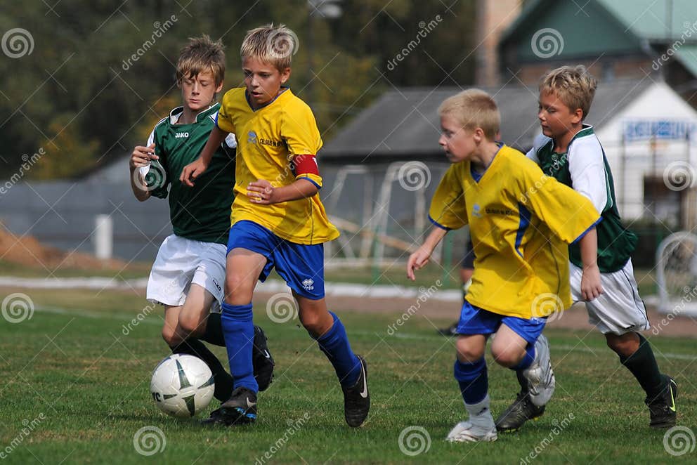 U13 soccer game editorial stock image. Image of football - 11292919