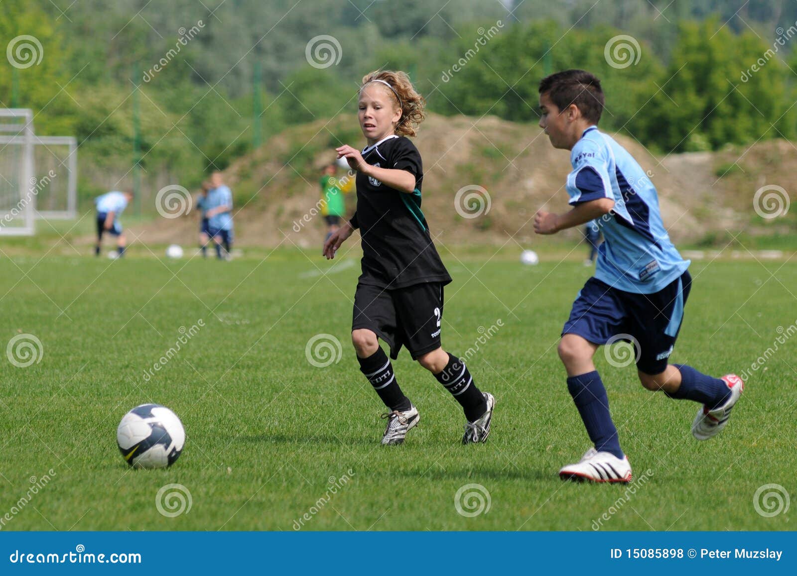 U13 soccer game editorial stock photo. Image of hungary - 15085898