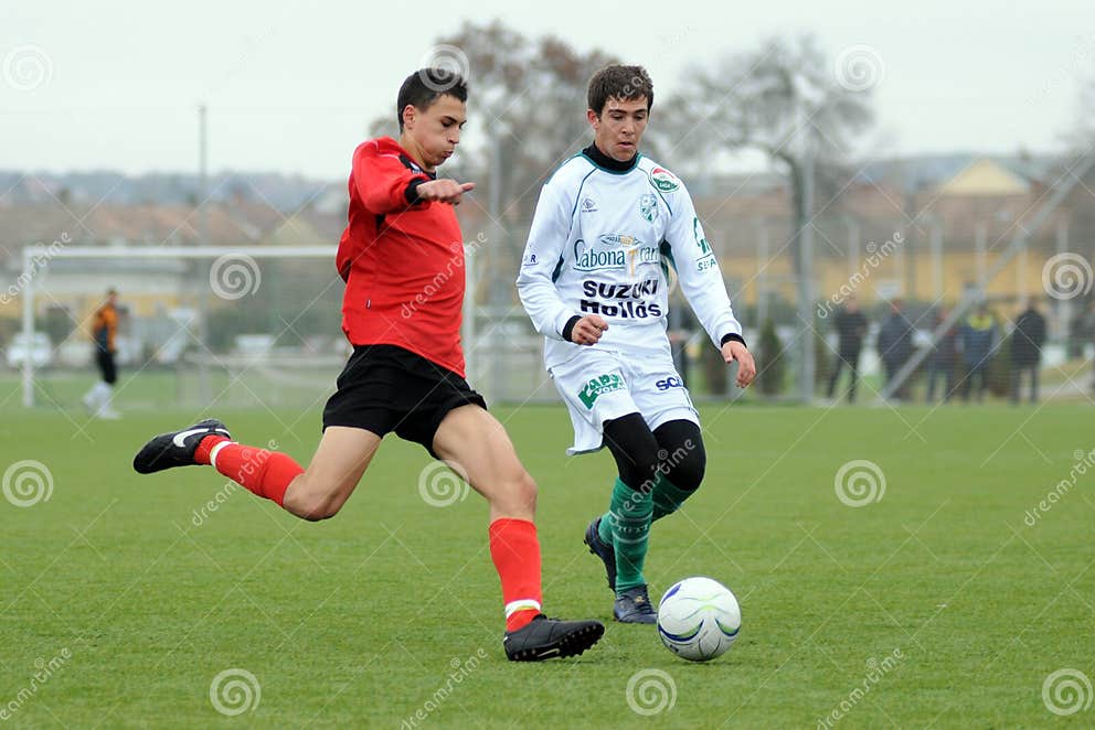 U19 soccer game editorial stock photo. Image of autumn - 11719228