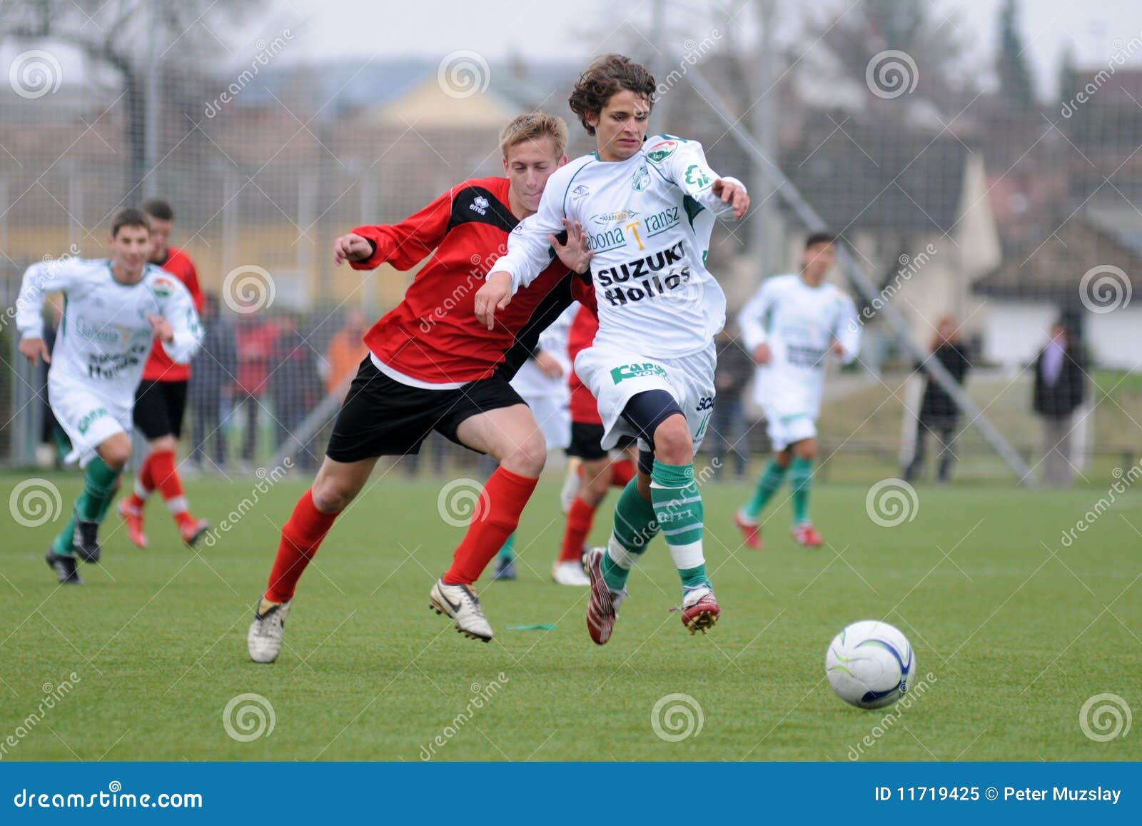 U19 soccer game editorial image. Image of pmfc, kaposvar - 11719425