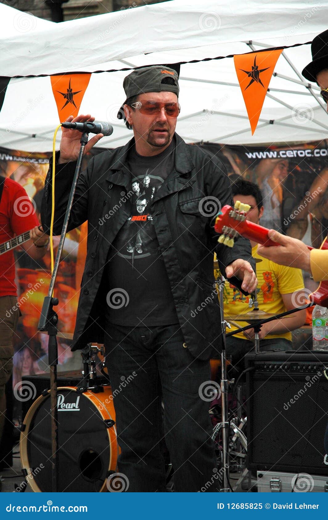 U2 singer Bono editorial image. Image of singer, band - 12685825