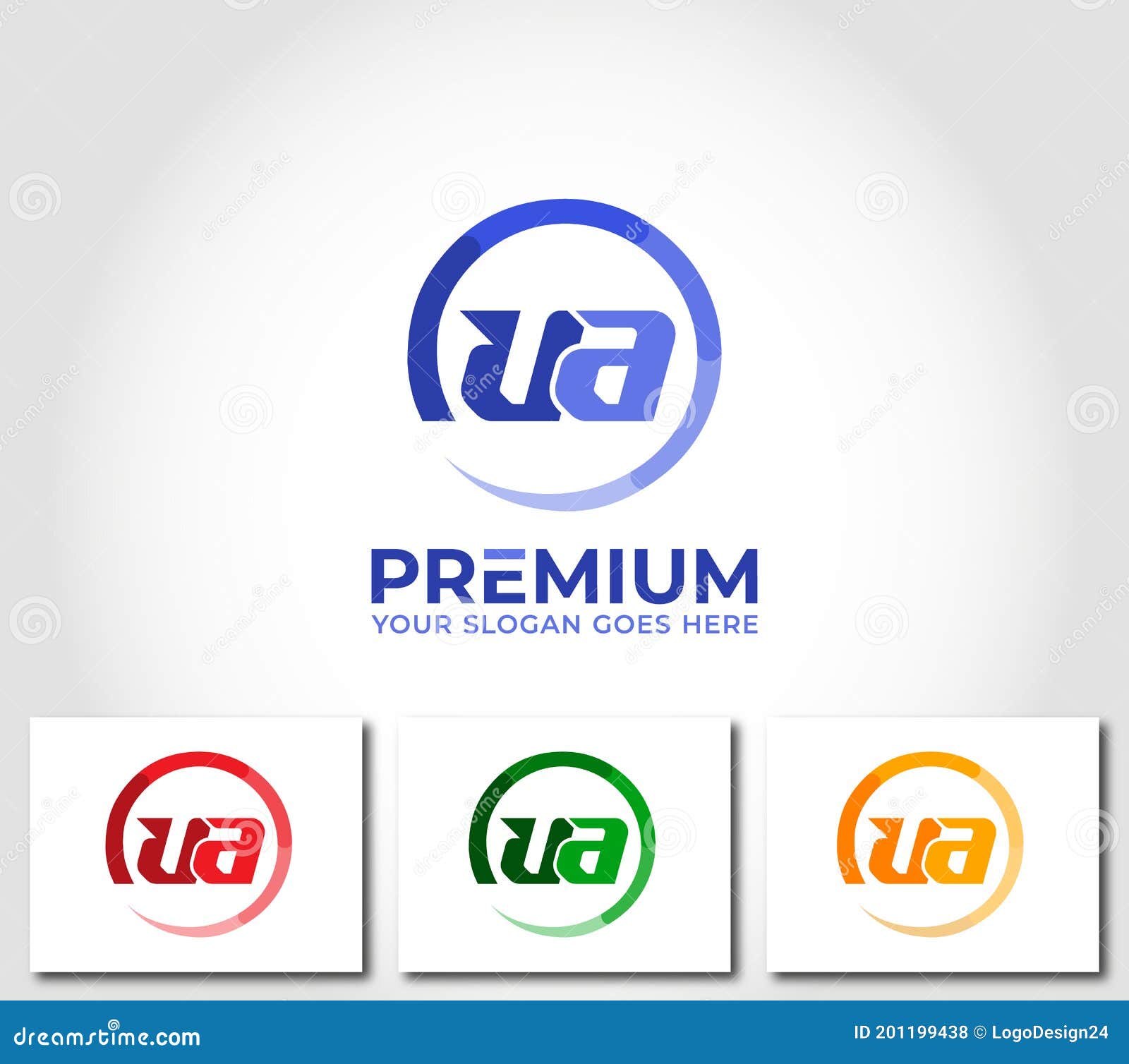 UA Alphabet Logo Design Concept Stock Vector - Illustration of initial ...