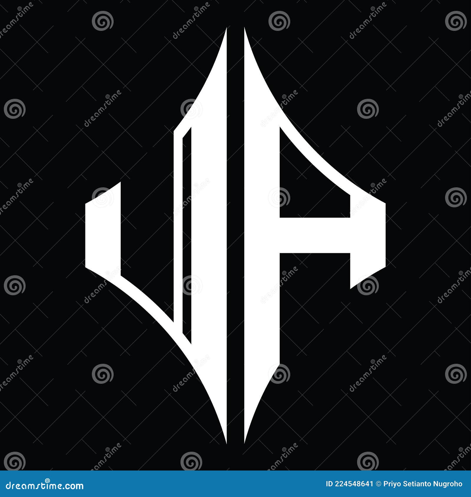 UA Logo Monogram with Diamond Shape Design Template Stock Vector ...