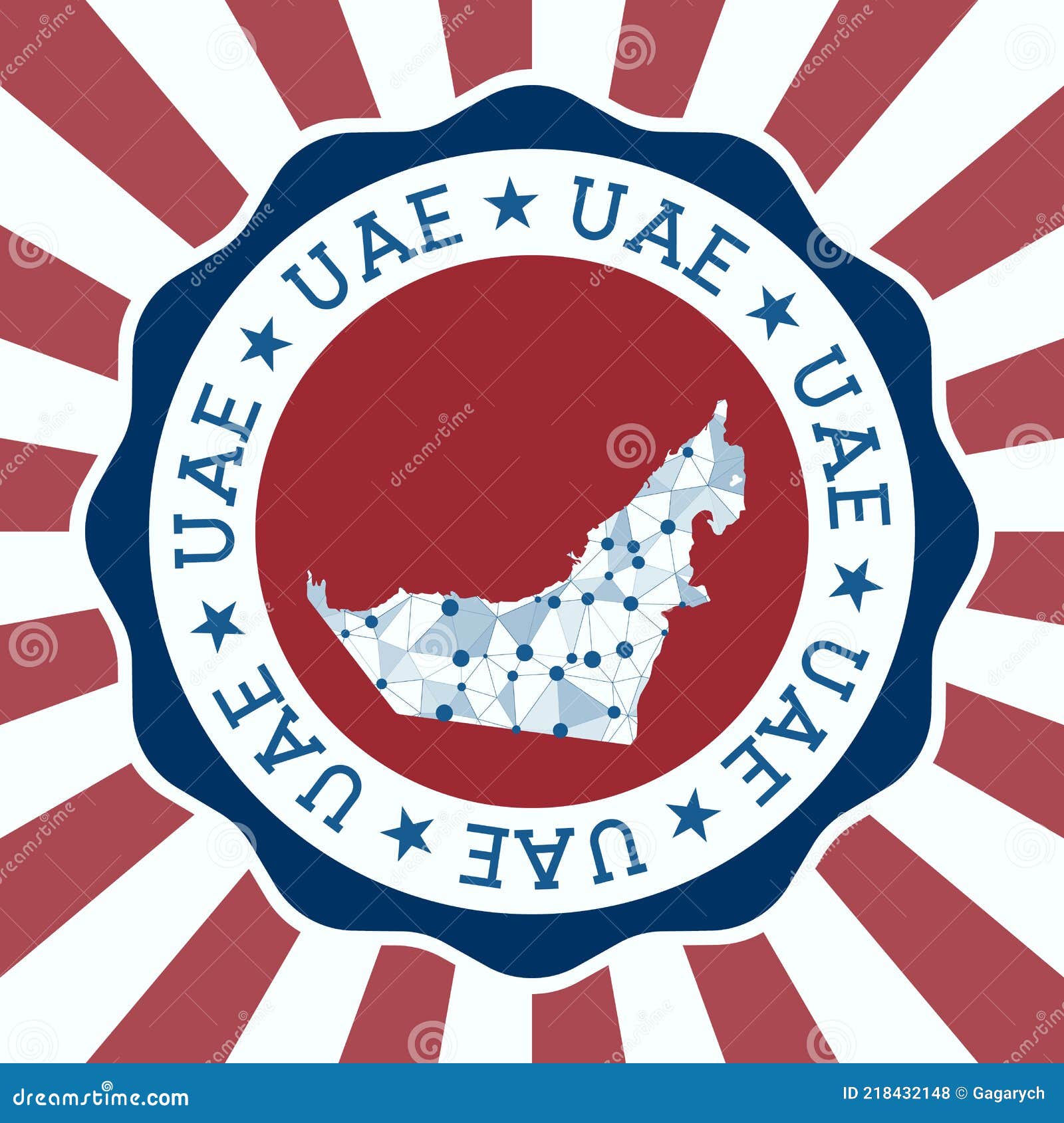 UAE Badge. stock vector. Illustration of creative, emirates - 218432148