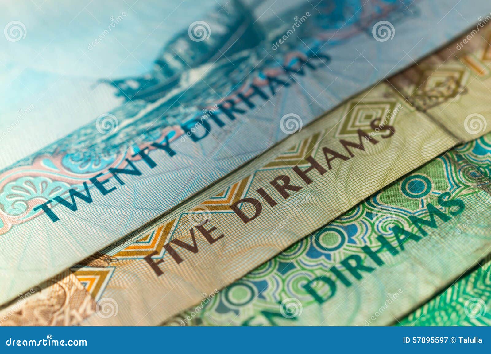UAE Dirhams. Banknote Background Royalty-Free Stock Image ...
