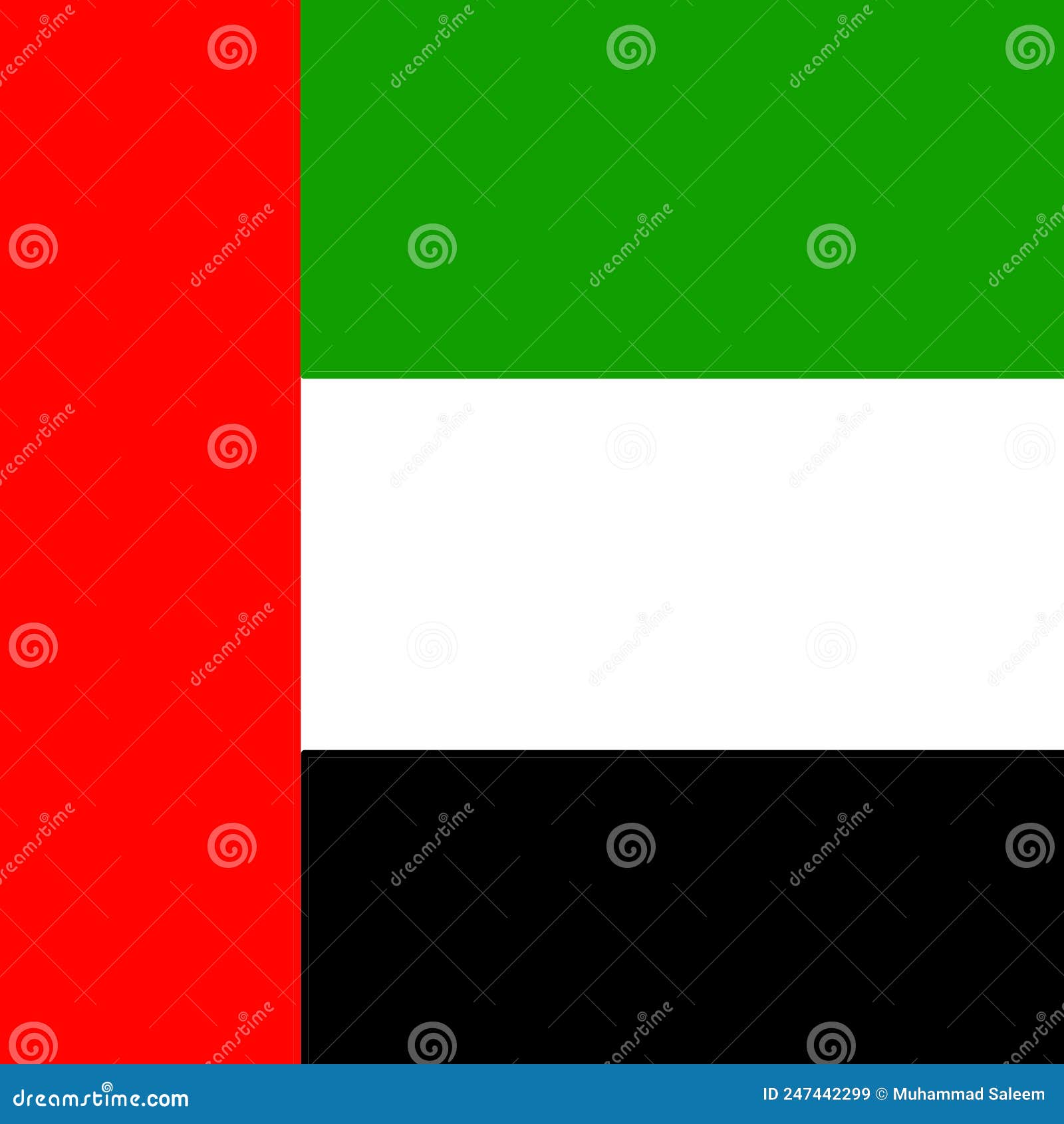 UAE Flag Design for Commercial Purposes Stock Image - Image of design ...