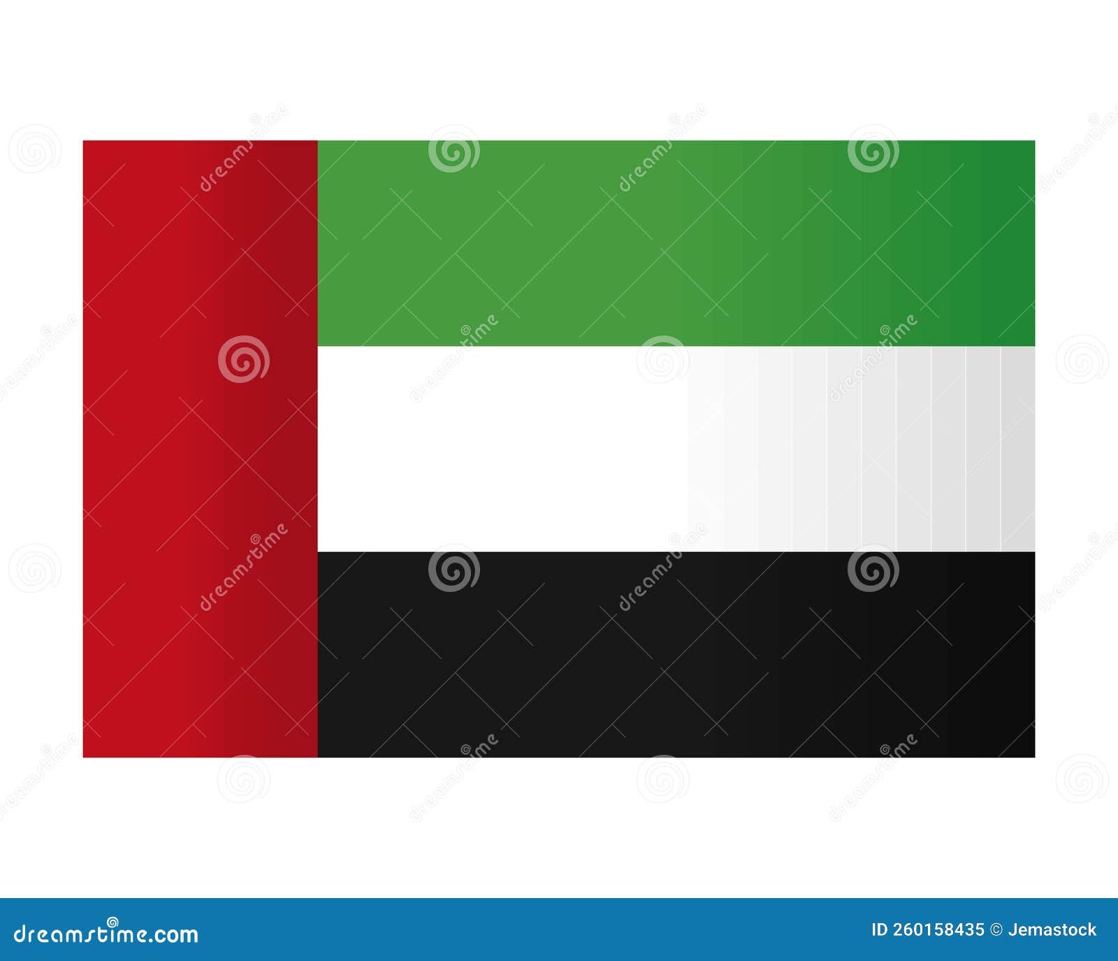 UAE flag emblem stock illustration. Illustration of national - 260158435